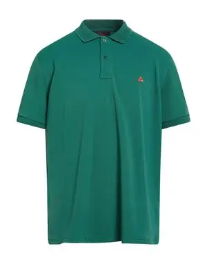 Peuterey Polo Shirt Emerald Size Polyamide, Elastane