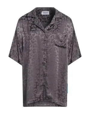 NUMERO 00 Leopard-print Jacquard Shirt - Grey