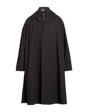 MAISON MARGIELA Cotton Overcoat & Trench Coat - Black