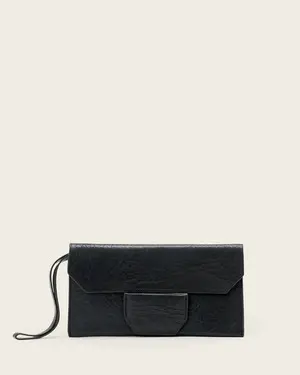 ALLSAINTS Ursa Grain Leather Pouch