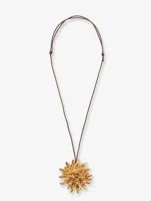 MATA STUDIO Riccio Glazed Ceramic Necklace - Gold