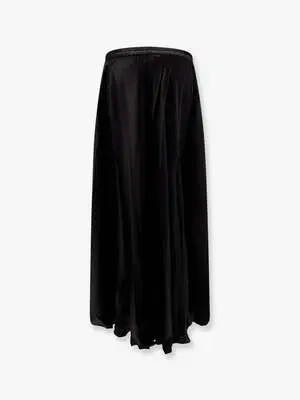MES DEMOISELLES Calista Viscose Skirt - Black