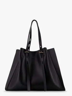 MINOBOSSI Paula Leather Shoulder Bag - Black