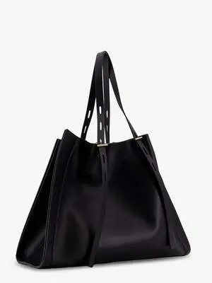 MINOBOSSI Paula Leather Shoulder Bag - Black