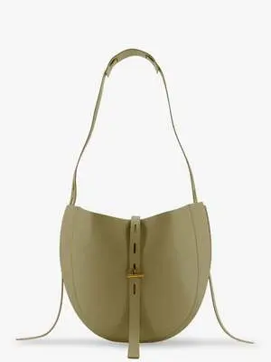 MINOBOSSI Lizzie Leather Shoulder Bag - Green
