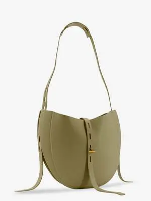 MINOBOSSI Lizzie Leather Shoulder Bag - Green