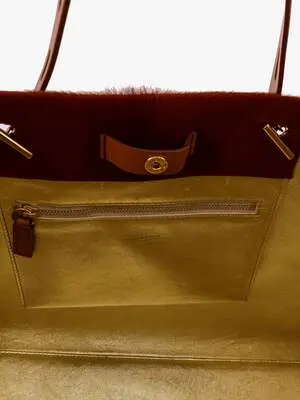 MINOBOSSI Paula Pony Skin Shoulder Bag - Brown