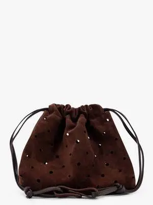 Manu Atelier Romy Suede Shoulder Bag