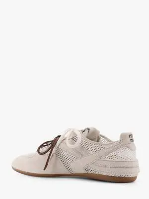 Miu Miu Mesh And Suede Sneakers