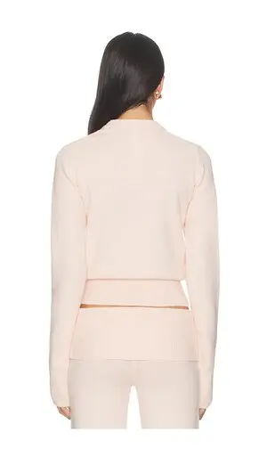 SKIMS Wool Cashmere Crew Neck Sweater - Primrose
