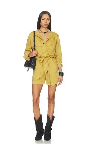 Isabel Marant Betyna Romper - Saffron