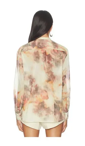Isabel Marant Étoile Printed Cotton Voile Shirt - Beige
