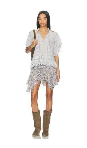 Isabel Marant Étoile Payton Top - Light Blue