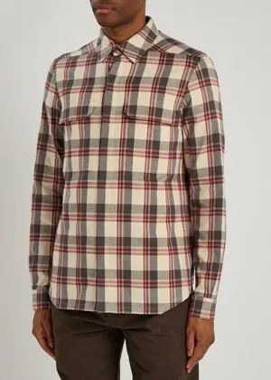 Rick Owens Camicia Plaid Flannel Shirt