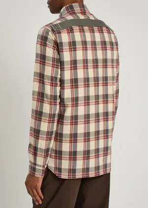 Rick Owens Camicia Plaid Flannel Shirt