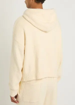 PICANTE Shaggy Textured Cotton-blend Sweatshirt