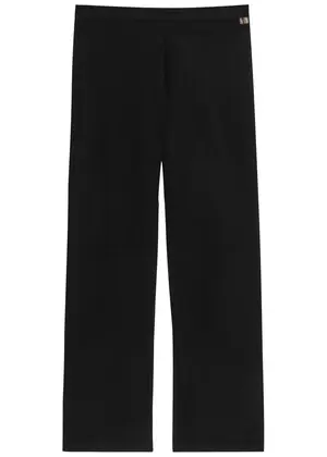 Extreme Cashmere N°461 Wander Cashmere-blend Trousers - Black