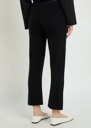 Extreme Cashmere N°461 Wander Cashmere-blend Trousers - Black