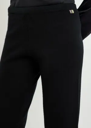 Extreme Cashmere N°461 Wander Cashmere-blend Trousers - Black