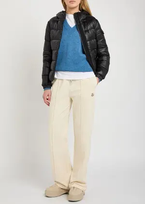 Moncler Glesse Padded Hooded Jacket - Black