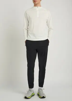 CONDITION Core Quarter-zip Stretch-jersey Top