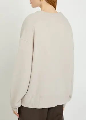 Extreme Cashmere N°457 Jack V-neck Cashmere-blend Jumper
