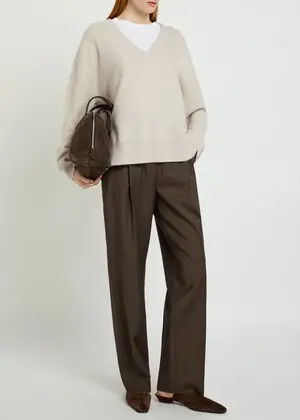 Extreme Cashmere N°457 Jack V-neck Cashmere-blend Jumper