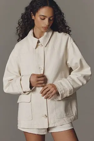 Maeve Sailor Collar Cotton Trench Coat