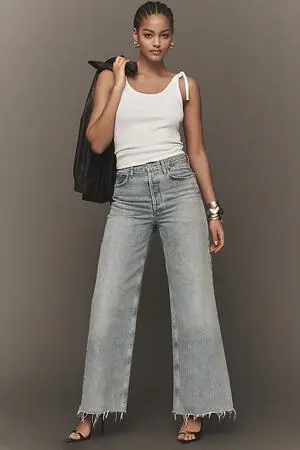 Maeve Cotton Blend Tie-strap Tank Top