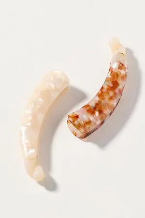 Anthropologie Banana Claw Clip - Auburn
