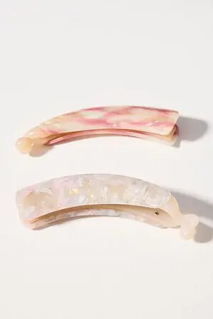 Anthropologie Banana Claw Clip - Pink