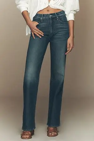 MOTHER Kick It High-rise Straight-leg Jeans - Which Is Witch