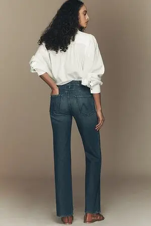 MOTHER Kick It High-rise Straight-leg Jeans - Which Is Witch