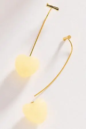 Heart Drop Earrings