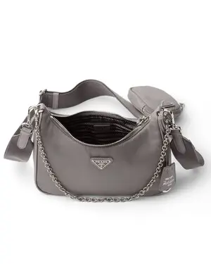Prada Re-edition 2005 Re-nylon Bag - Cloudy Gray