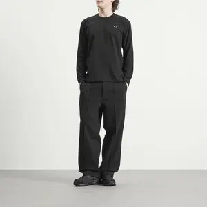 Play Comme Des Garcon Heart Long Sleeve T-shirt - Black