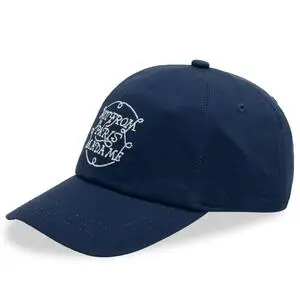 Drole De Monsieur Braided Slogan Cap - Navy