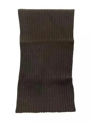 VIETTI MERCHANDISE Ribbed Scarf - Brown
