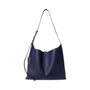 Ralph Lauren Polo Play Leather Messenger Bag - Ink