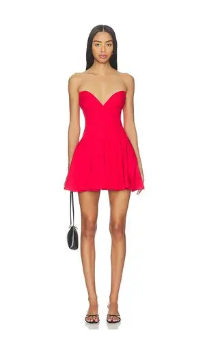 Superdown Carmela Strapless Mini Dress - Red
