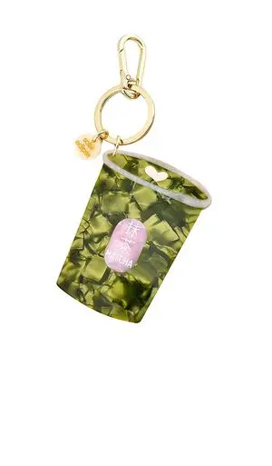 SOLAR ECLIPSE Hand-painted Matcha Bag Charm And Keychain