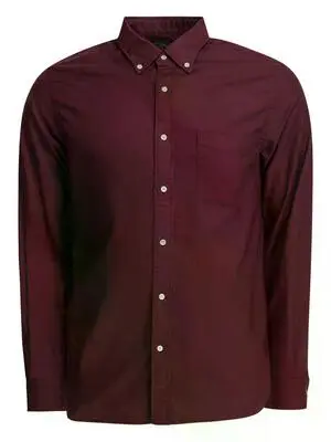 BEAMS Pocket Button Shirt - Red