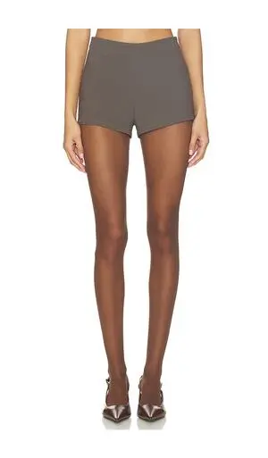ALL THE WAYS ALL THE WAYS High Waisted Shorts Olive