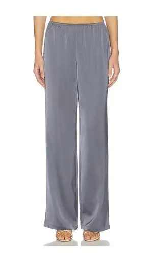 ALL THE WAYS Joelle Satin Pant - Grey