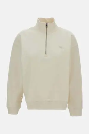 Maison Kitsune Half Zip Sweatshirts Hoodies For Women