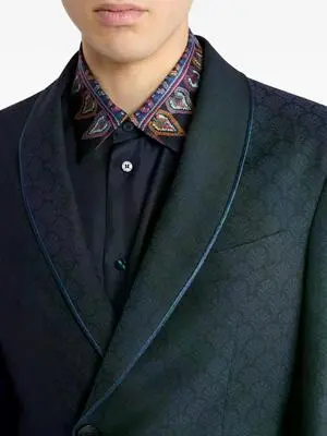 Etro Shawl-collar Jacquard Blazer