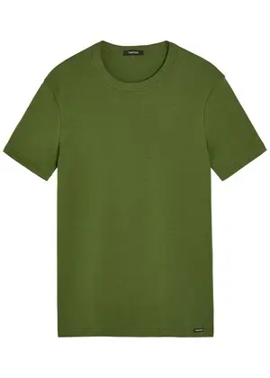 TOM FORD Crew-neck Stretch-cotton T-shirt
