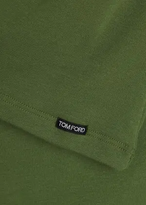 TOM FORD Crew-neck Stretch-cotton T-shirt