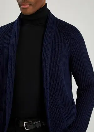 TOM FORD Roll-neck Wool Jumper - Black