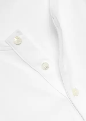 TOM FORD Henley Stretch-cotton Top - White
